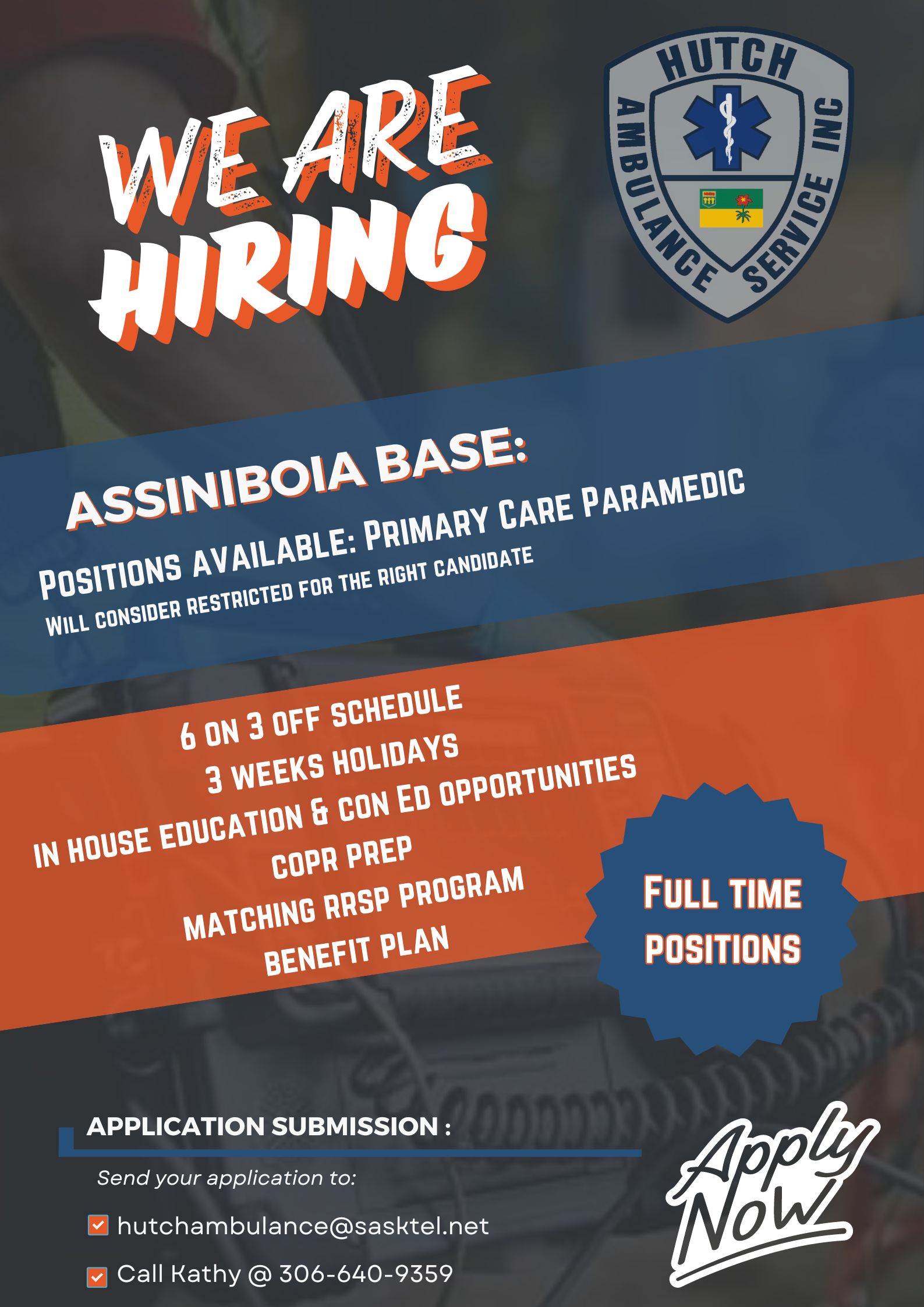 Job Postings – Saskatchewan College of Paramedics